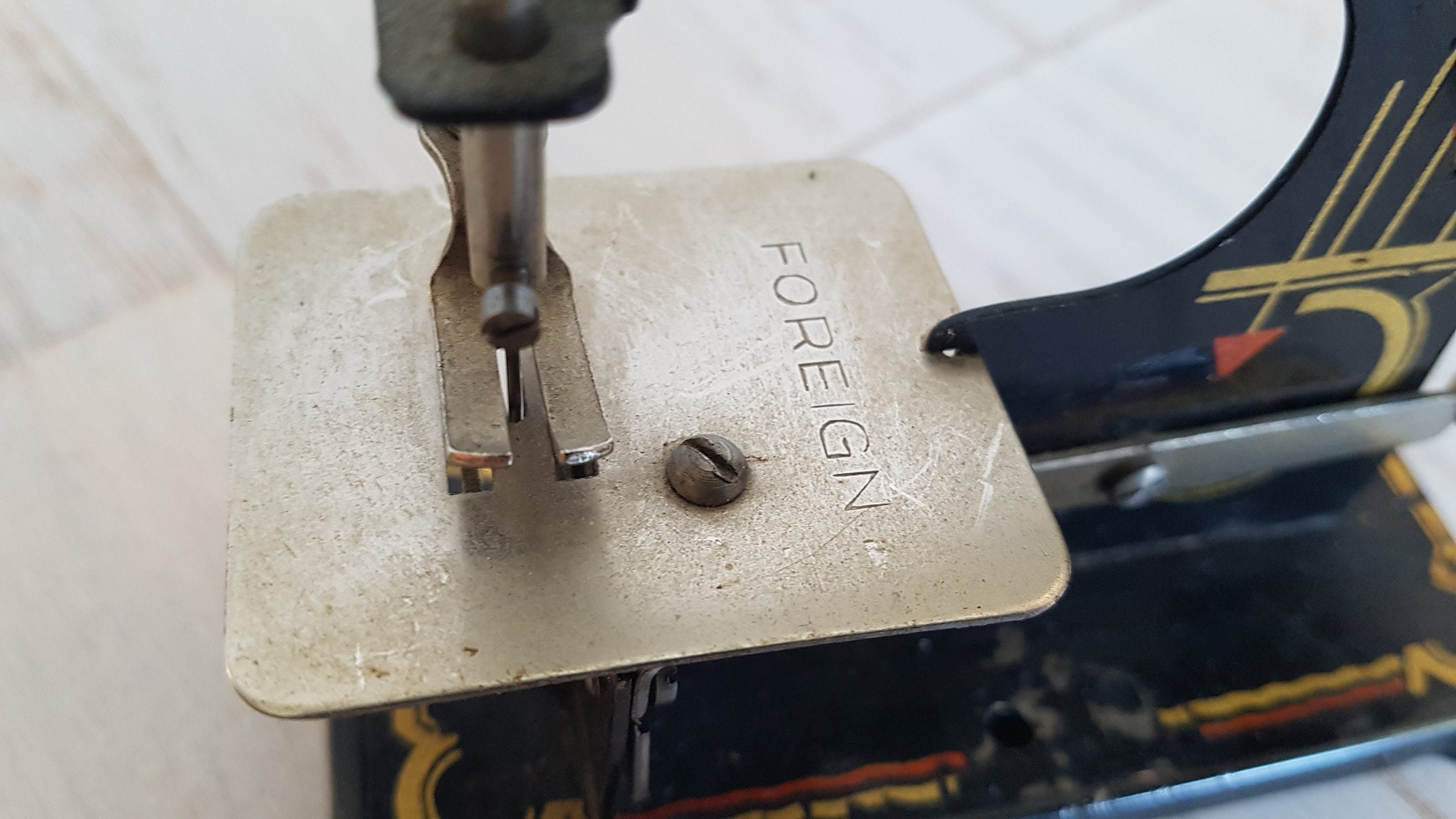 Casige Tin Toy Sewing Machine Germany - Etsy