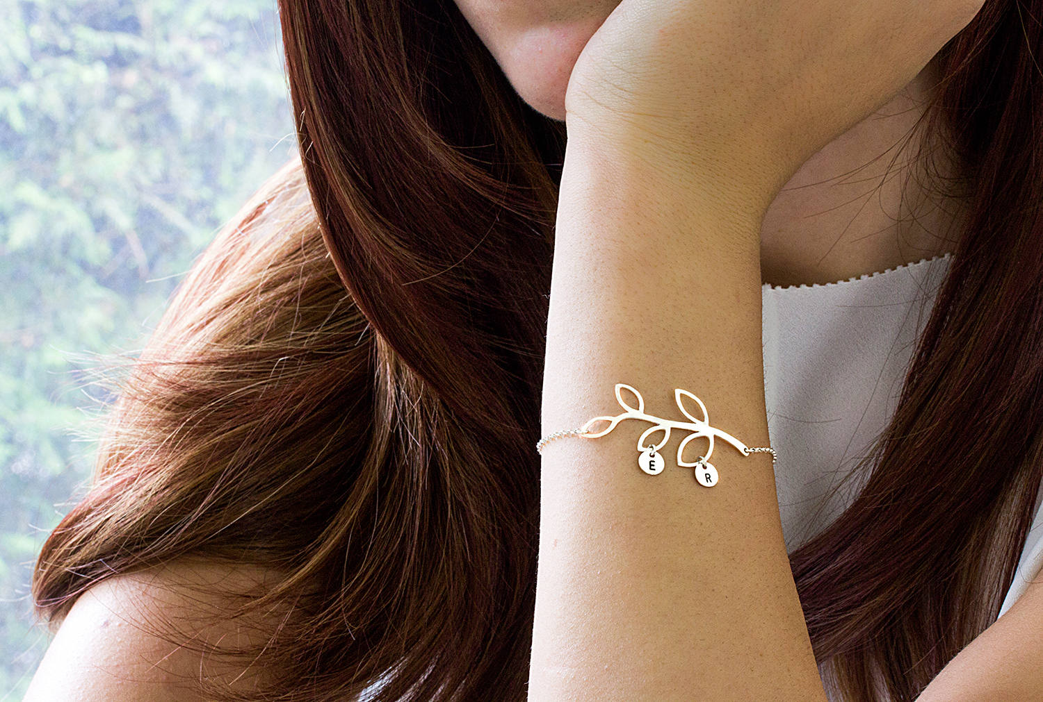 Tree Branch Bracelet Personalized Bracelet for Mom Family | Etsy