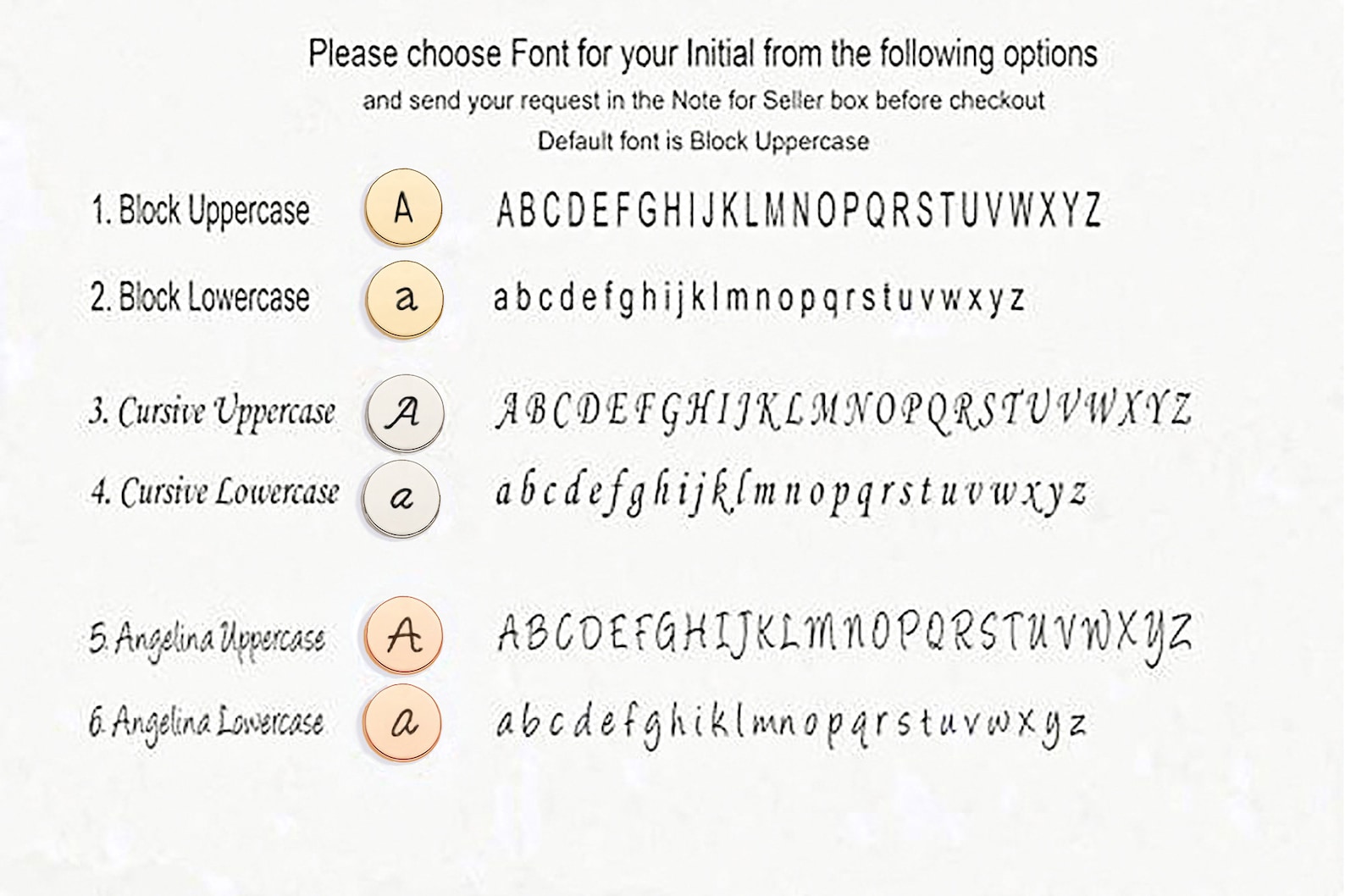 Custom Initial Necklace Personalized Disc Letter Tag - Etsy