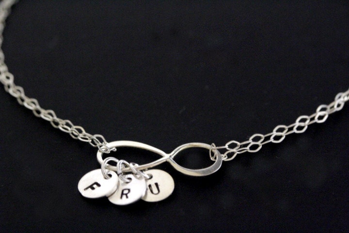 Personalized Infinity Bracelet Infinity Charm Bracelet - Etsy