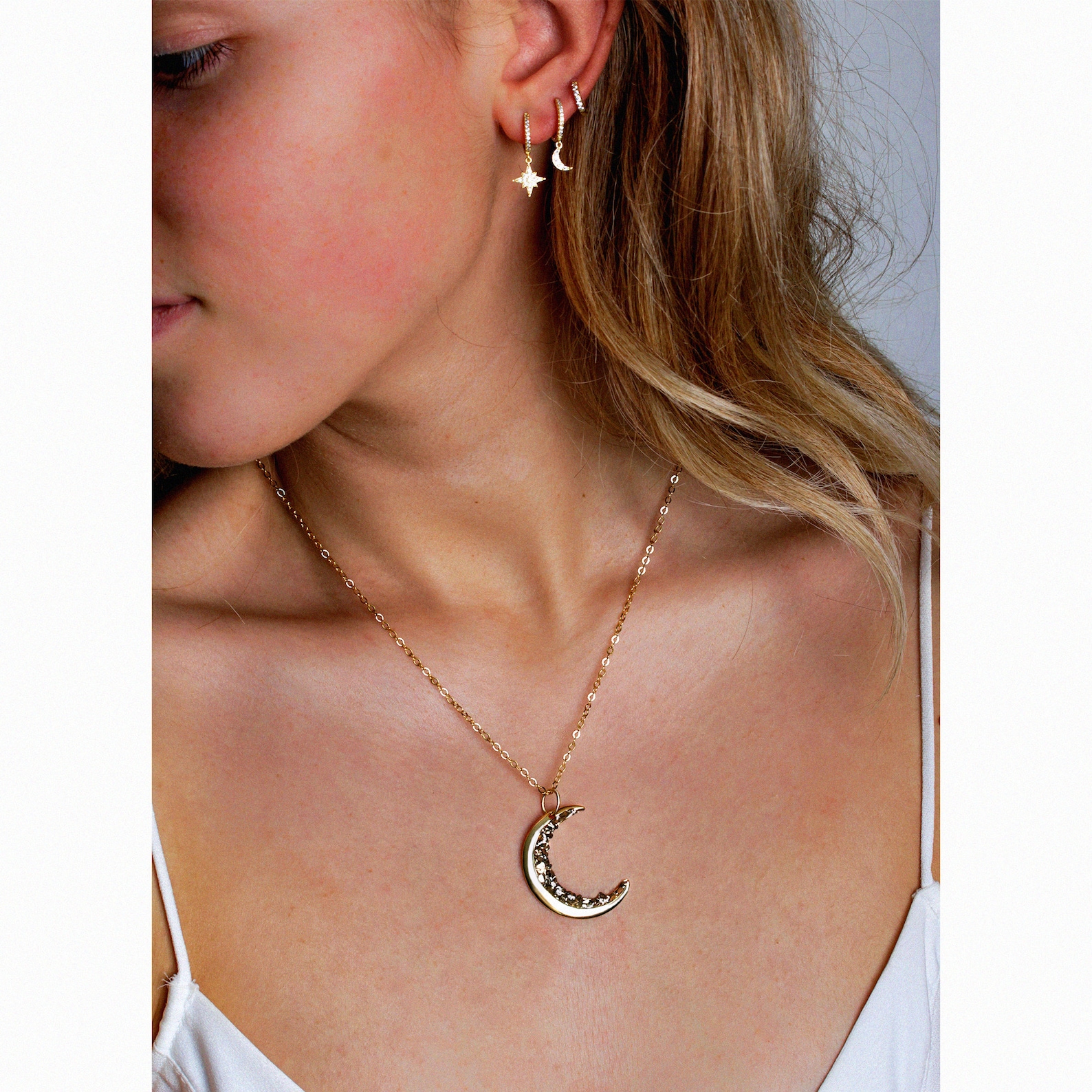 Crescent Moon Jewelry Gift Moon Jewelry Moon Necklace - Etsy
