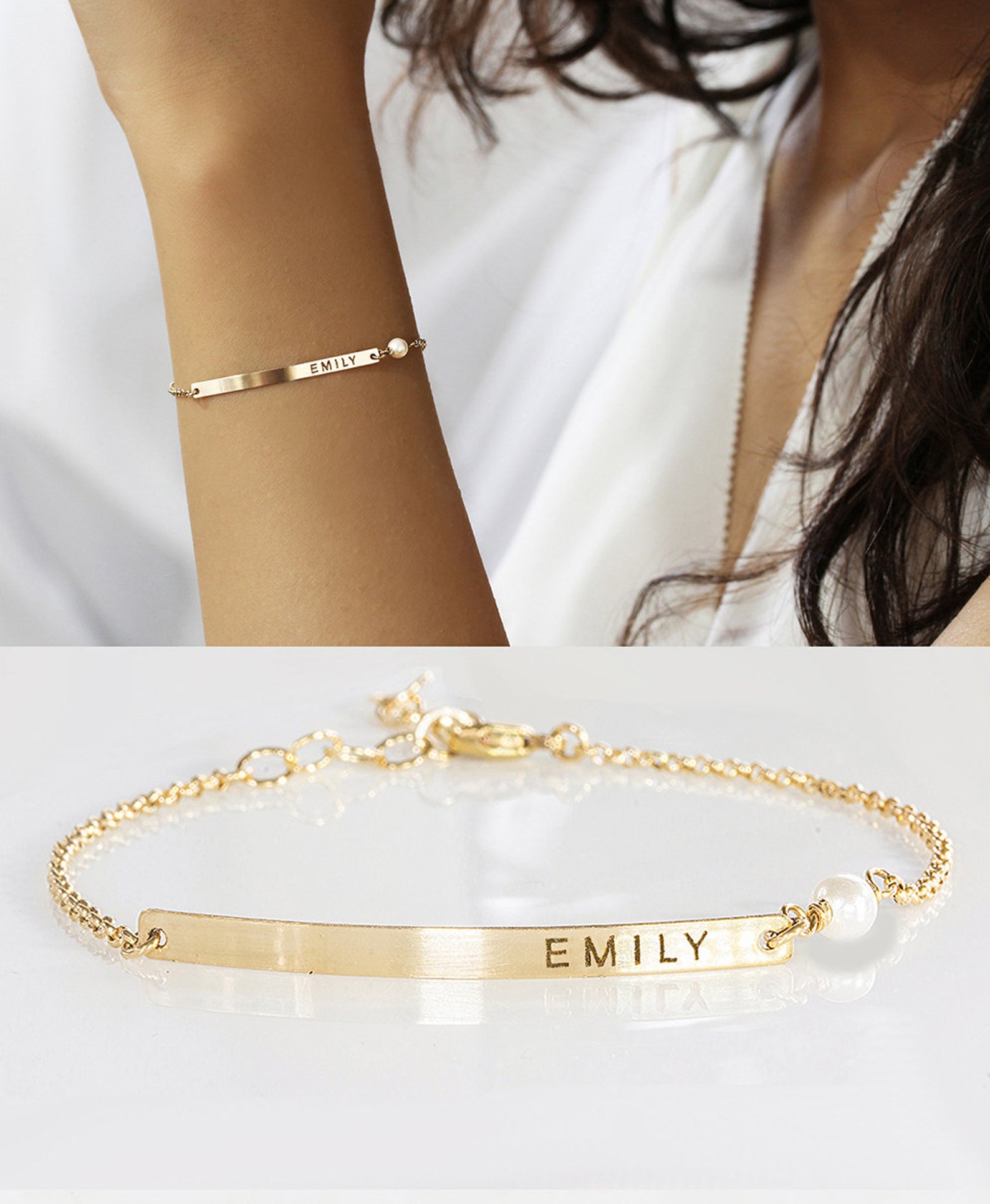 Inspirational Bracelet Sterling Silver, Motivational Quote Bracelet ...
