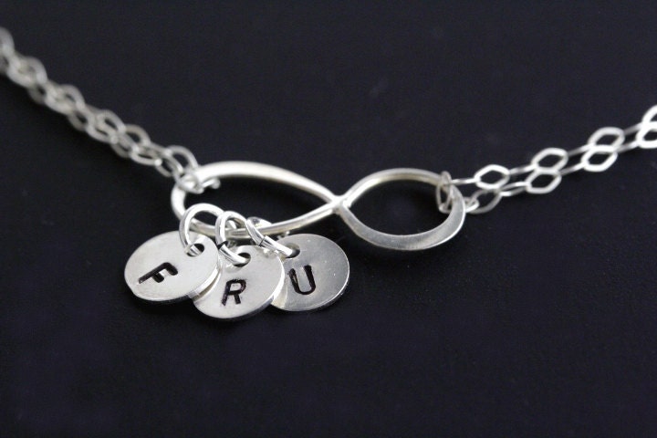 Personalized Infinity Bracelet Infinity Charm Bracelet - Etsy
