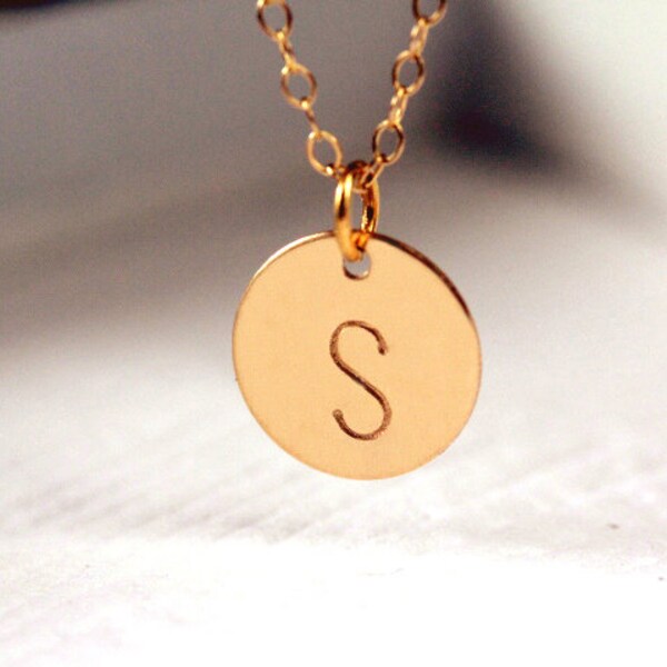 Initial Necklaces - Etsy