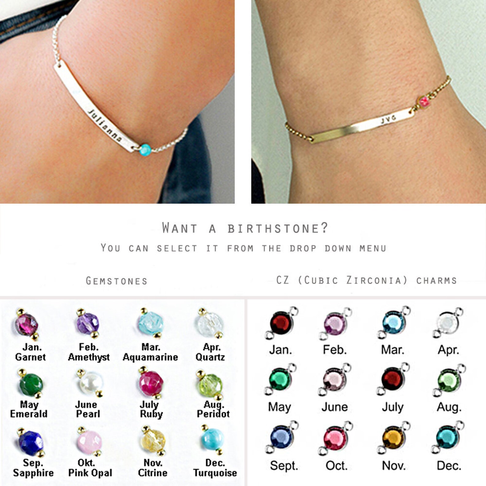 Inspirational Bracelet Sterling Silver, Motivational Quote Bracelet ...
