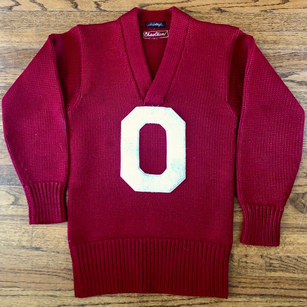 Letterman Sweater - Etsy