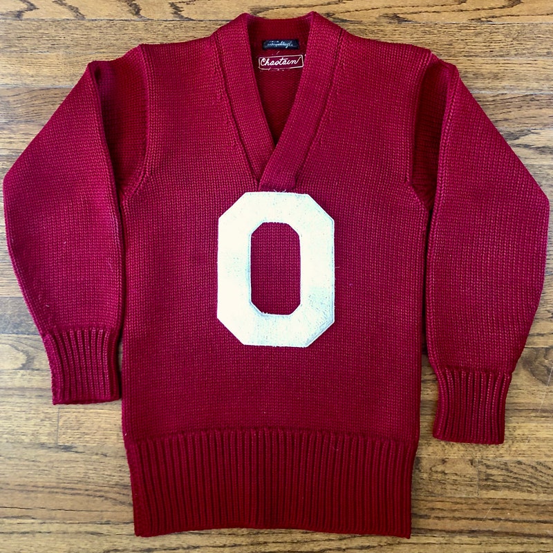 Letterman Sweater - Etsy