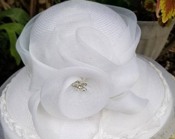 White Church Hat - Etsy