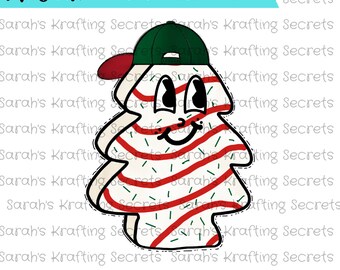 Boy Christmas Tree Cake Trio PNG Kid Christmas Sublimation Design Tree ...