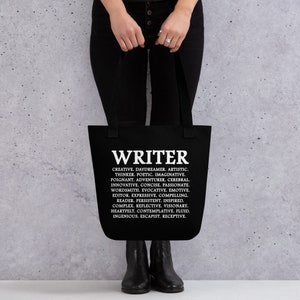 Writer Tote Bag, Write Quote Tote, Writing Quote Bag, Writer Quote ...