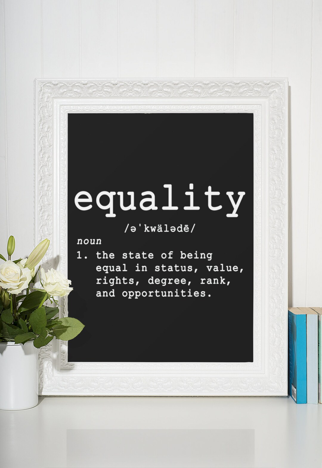 Equality Definition Print, LGBTQ Print, Equal Rights Quote, Equality ...