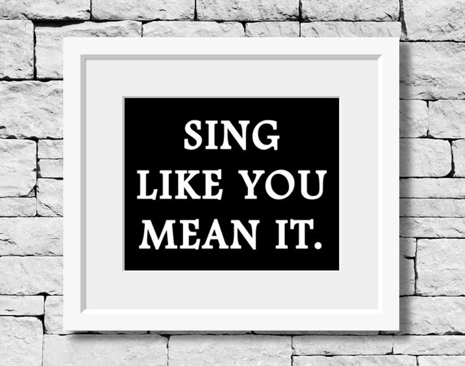 Sing Quote Singer Music Teacher Music Room Decor Student - Etsy