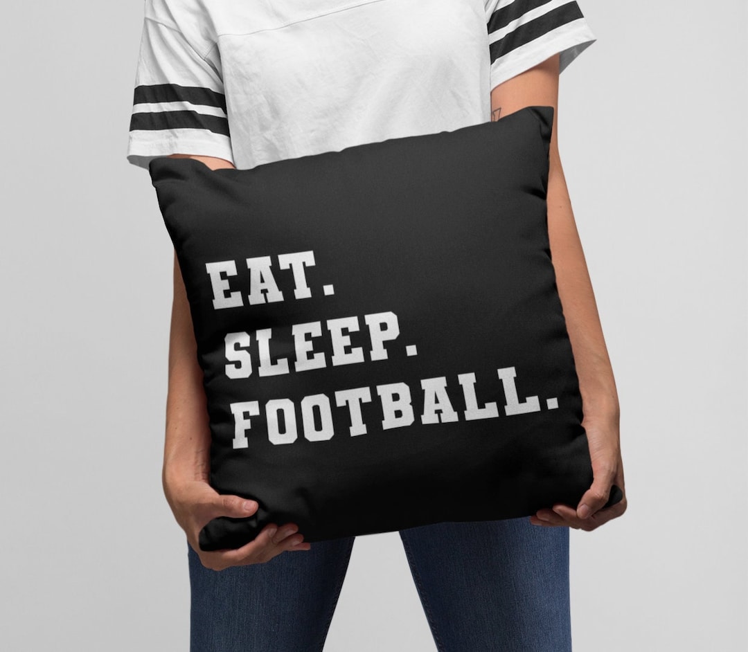 Football Pillow, Boys Room Football Decor, Football Pillow Cover ...