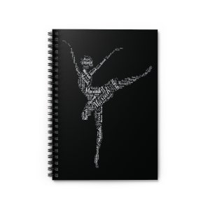 Dancer Notebook, Personalized Dancer Gifts, Dancer Stationery ...