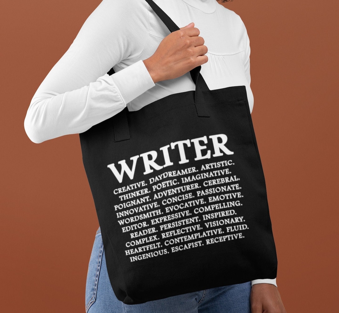 Writer Tote Bag, Write Quote Tote, Writing Quote Bag, Writer Quote ...