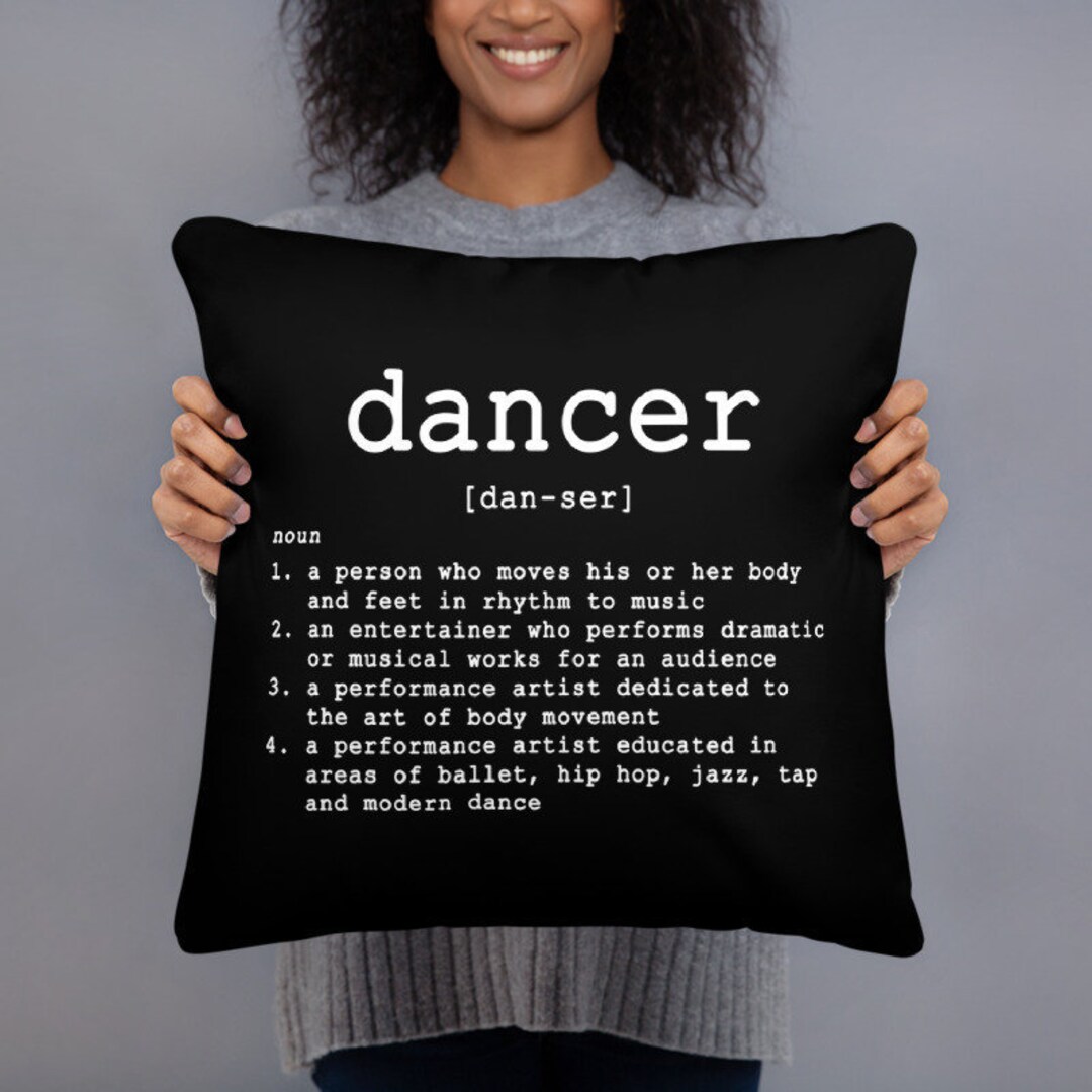 Dancer Definition Pillow, Recital Gift, Dancer Gifts, Dancer Decor - Etsy