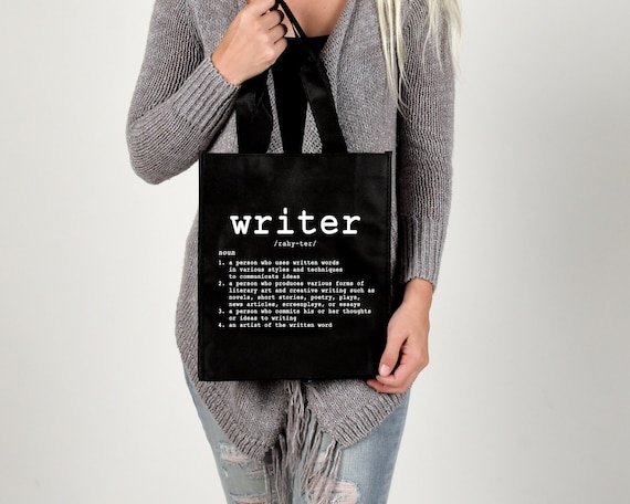 Writer Bag Writer Gifts Author Tote Bag Writing | Etsy