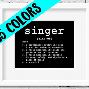 Singer Quote, Singer Definition, Sing Quote, Singing Quote, Sing Print ...