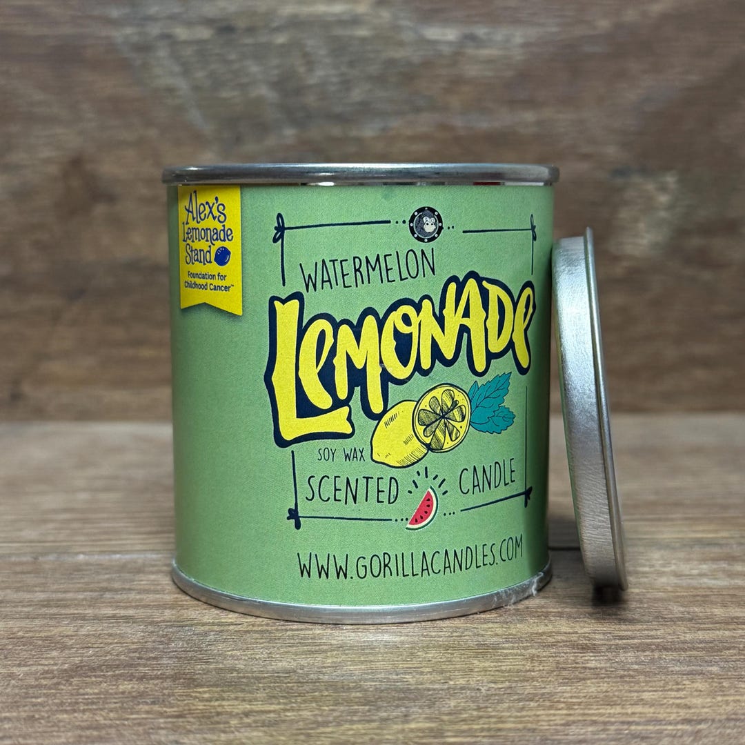 Alex's Lemonade Stand Foundation Candles - Watermelon Lemonade Scented ...