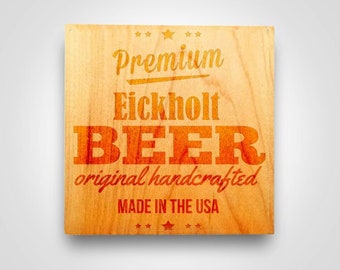 Personalized Craft Beer Coasters Engraved Coasters Beer | Etsy