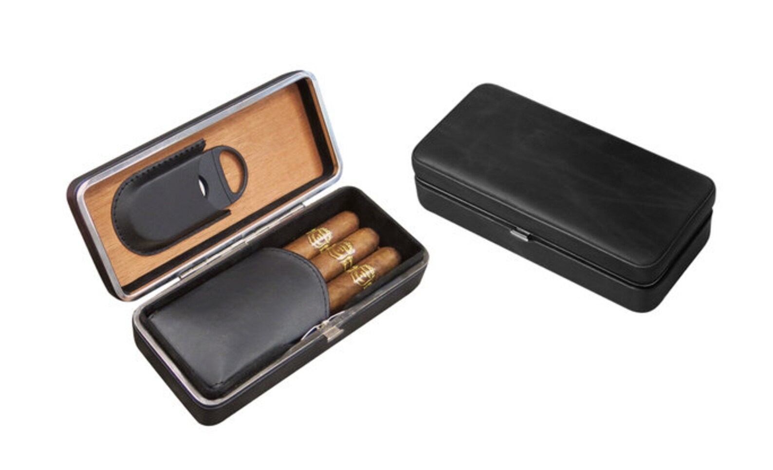 Personalized Cigar Case Leather Travel Cigar Case Groomsmen - Etsy