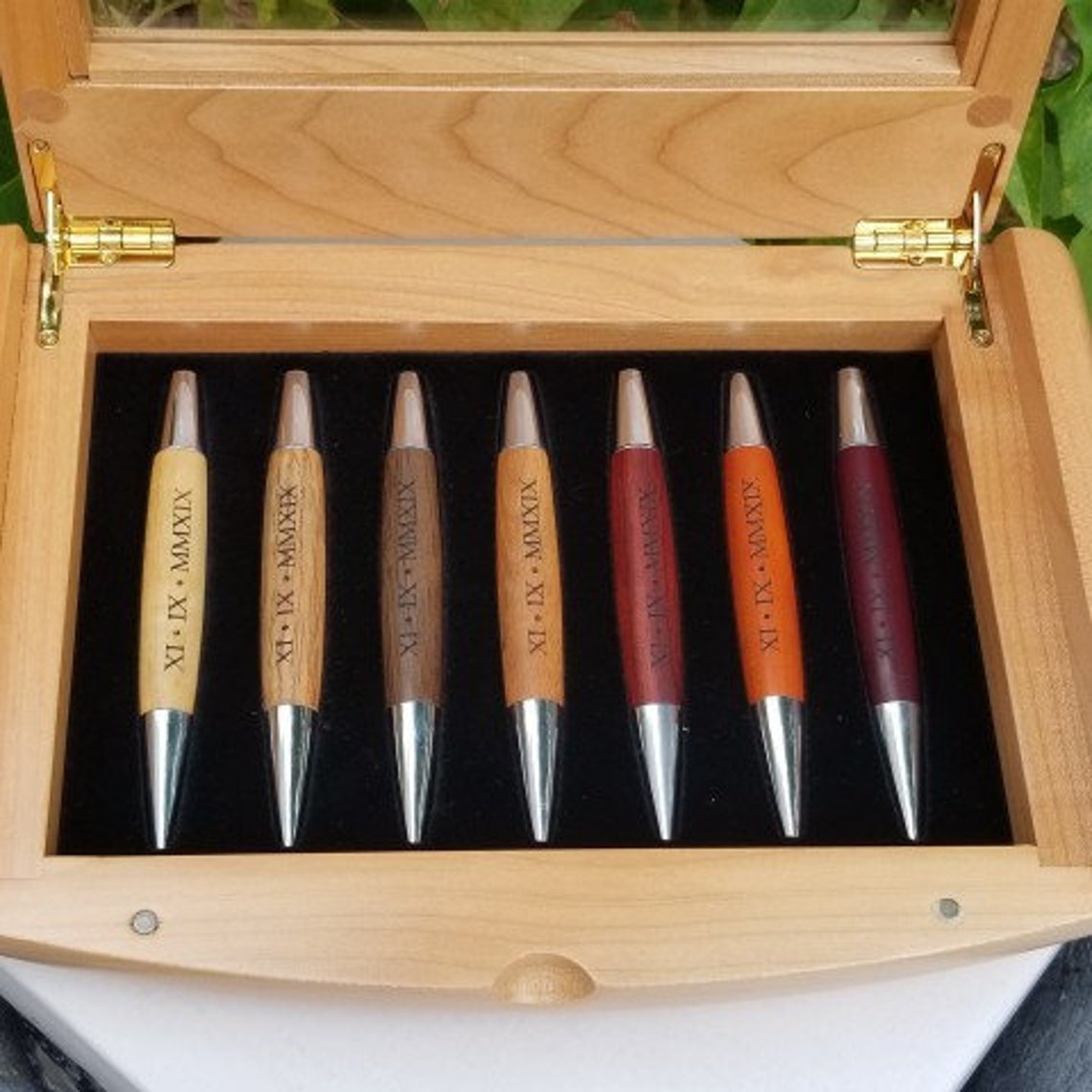 Custom Engraved Pen Set Personalized Pen Set Engraved Pen | Etsy