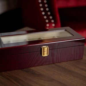 Personalized Watch Box, Holds 5 Watches, Watch Box for Him, Monogram ...