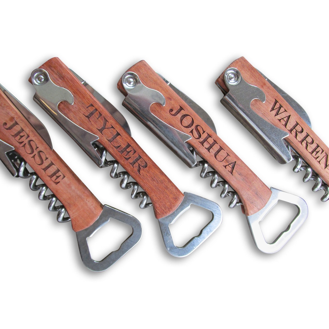 Personalized Corkscrew, Bottle Opener, Personalized Wine Corkscrew ...