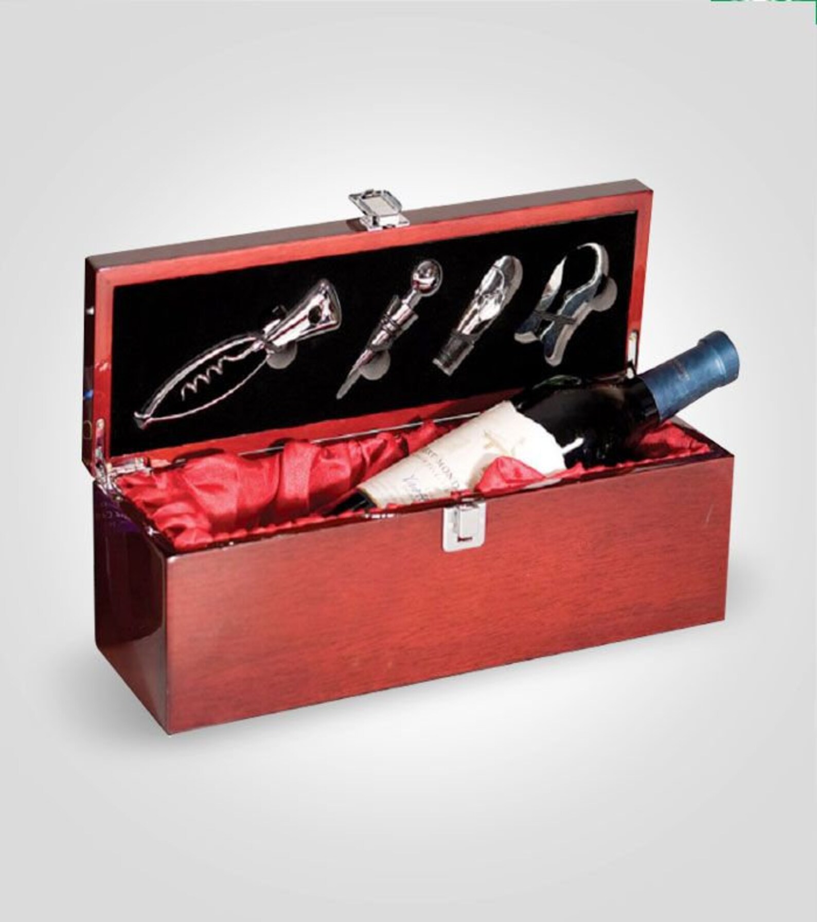 Engraved Wine Box Gift Set Custom Wooden Wine Box - Etsy