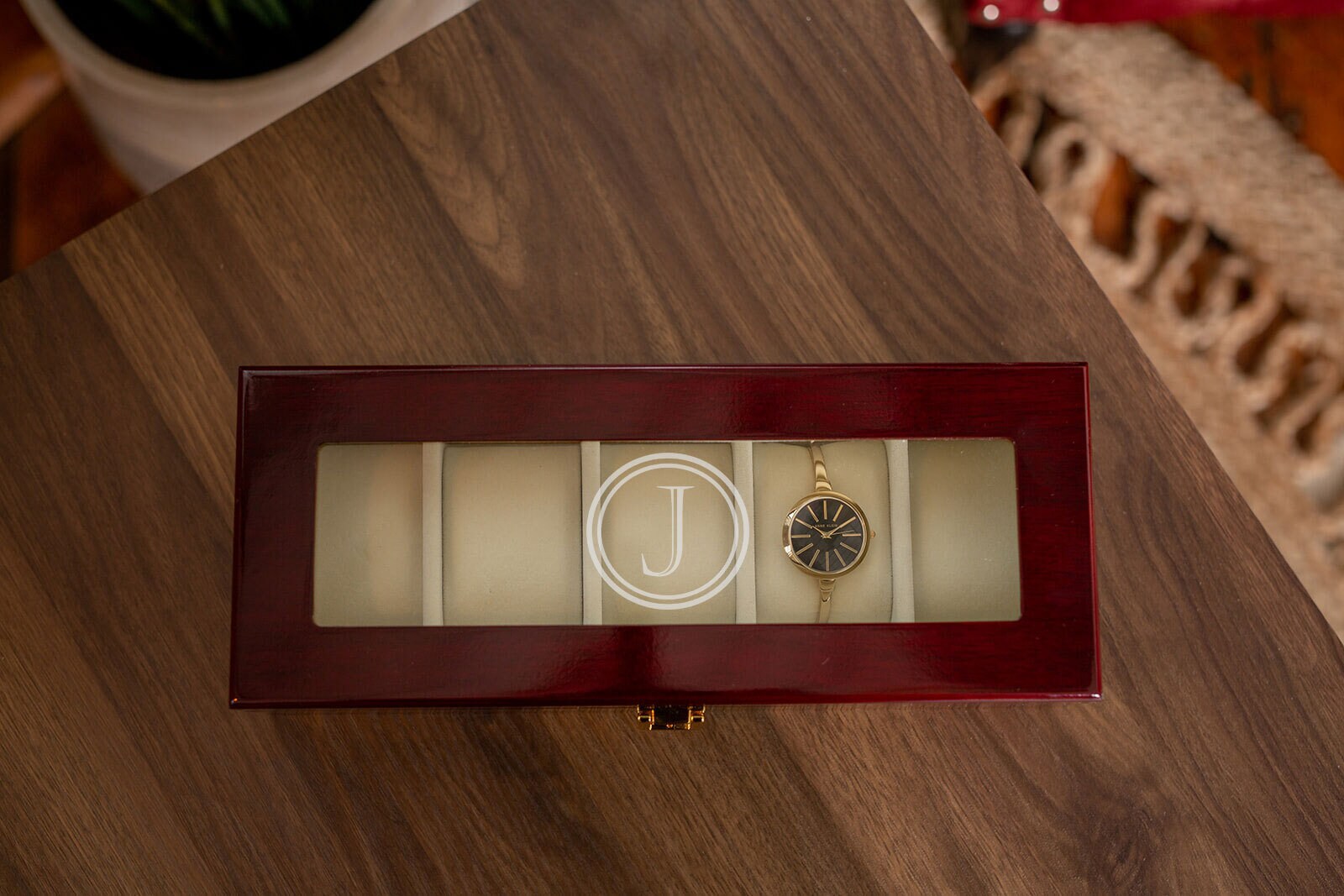 Personalized Watch Box Holds 5 Watches Watch Box for Him | Etsy