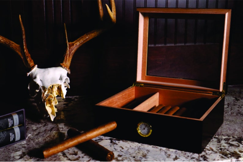 Personalize Cigar Box Best Man Gift Personalize Cigar Case | Etsy