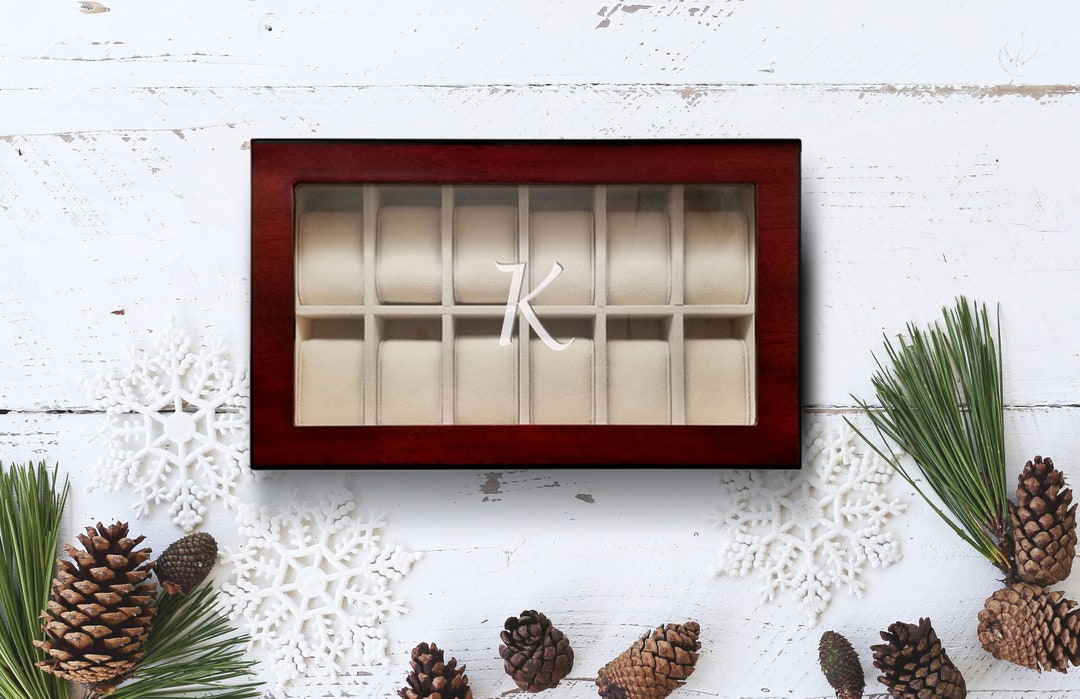 Watch Box, Christmas Gift for Wife, Watch Case, Stocking Stuffers for ...