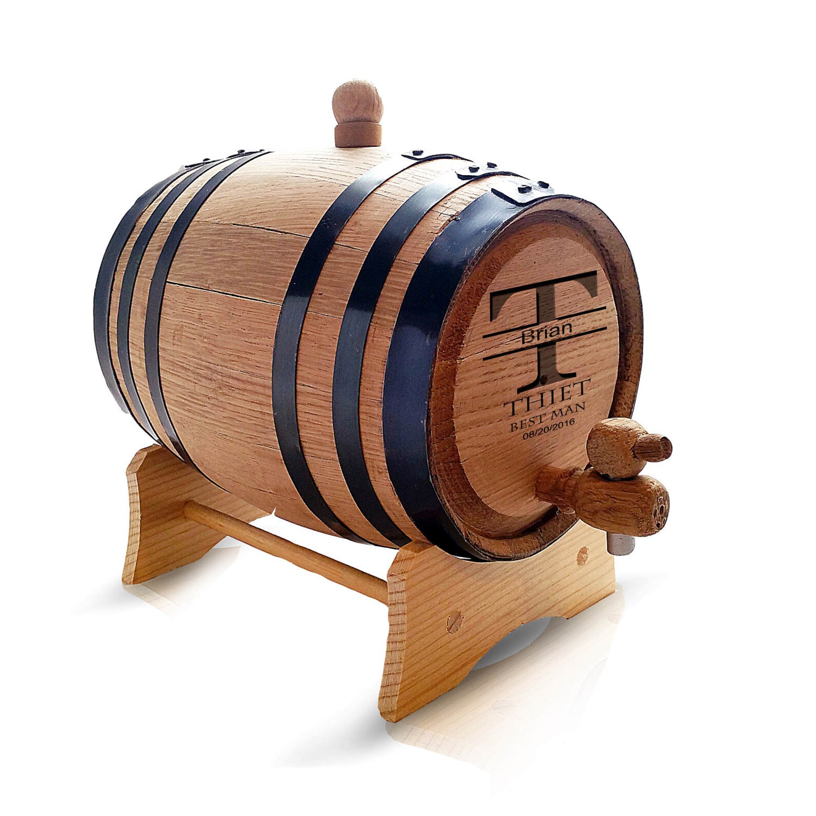Custom Mini Oak Barrel Whiskey Barrel Groomsmen Gift Set - Etsy