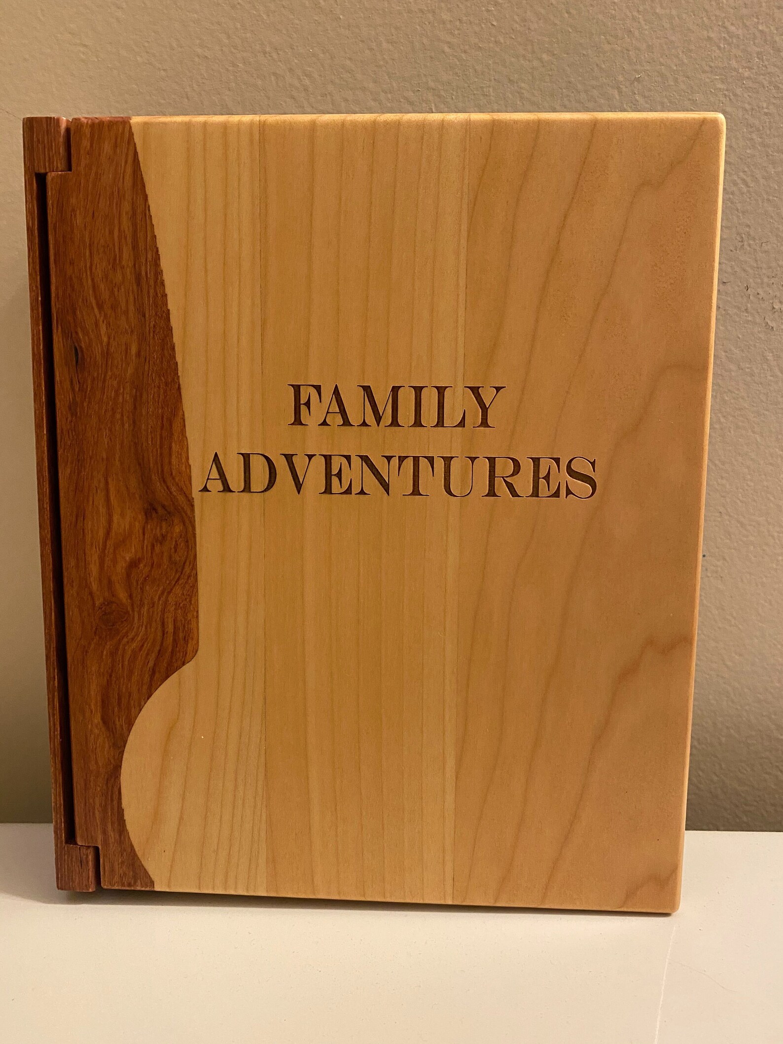 Beautiful Walnut Photo Album Custom Photo Album Engraved - Etsy