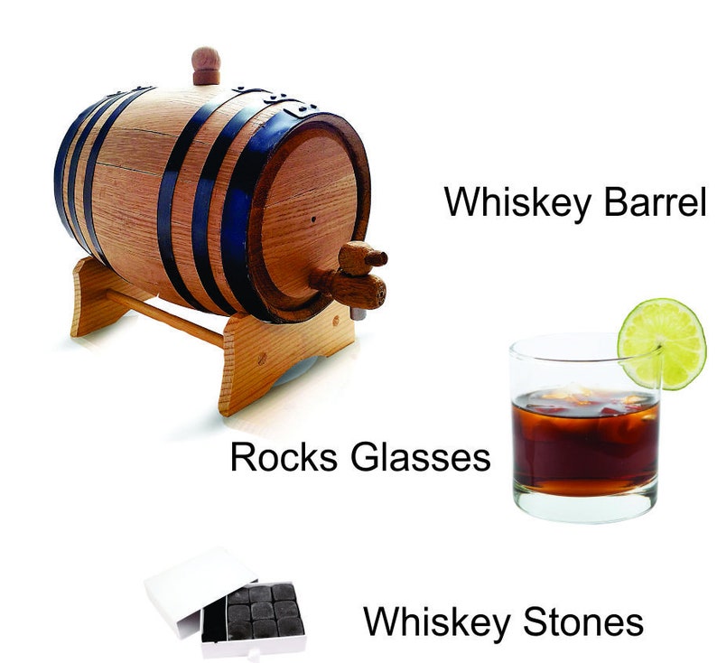 Custom Mini Oak Barrel Whiskey Barrel Groomsmen Gift Set - Etsy
