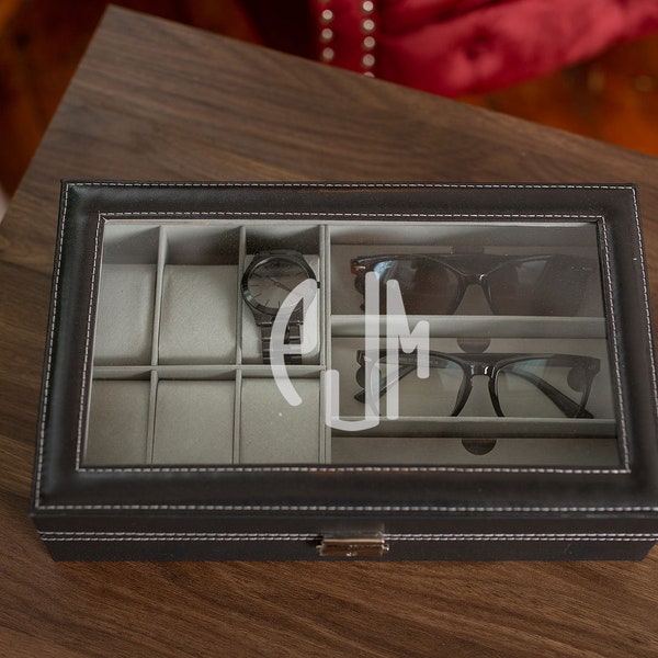 Mens Watch and Sunglass Case - Etsy