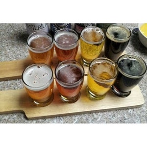 Custom Beer Flight Tray Beer Sampler Custom Beer Sampler - Etsy