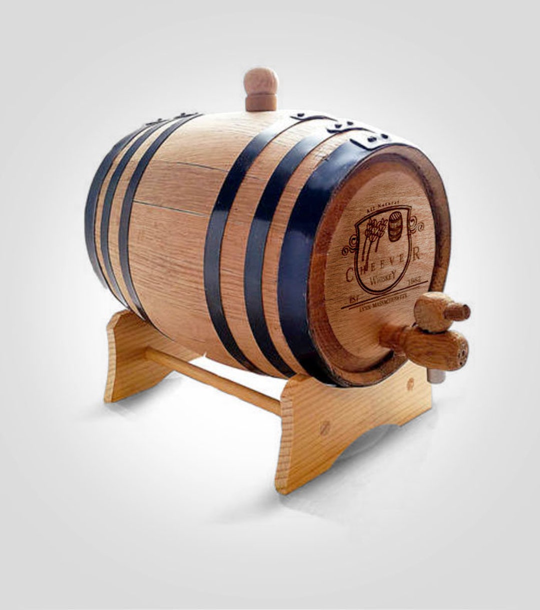 2 Liter Whiskey Barrel, Best Man Whiskey Barrel, Groomsmen Bourbon ...
