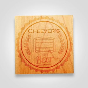 Personalized Craft Beer Coasters - Engraved Coasters - Beer Coaster ...