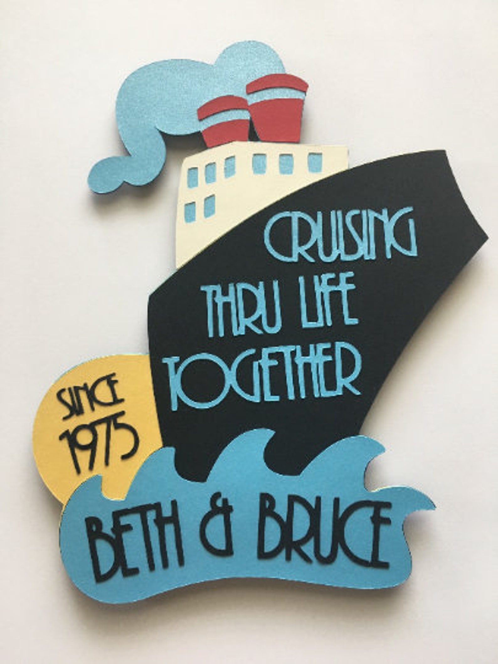 Personalized Cruise Ship Decoration With Magnet Option - Etsy