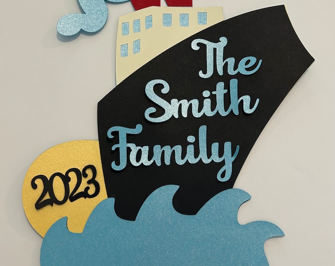 Personalized Cruise Ship Decoration With Magnet Option - Etsy