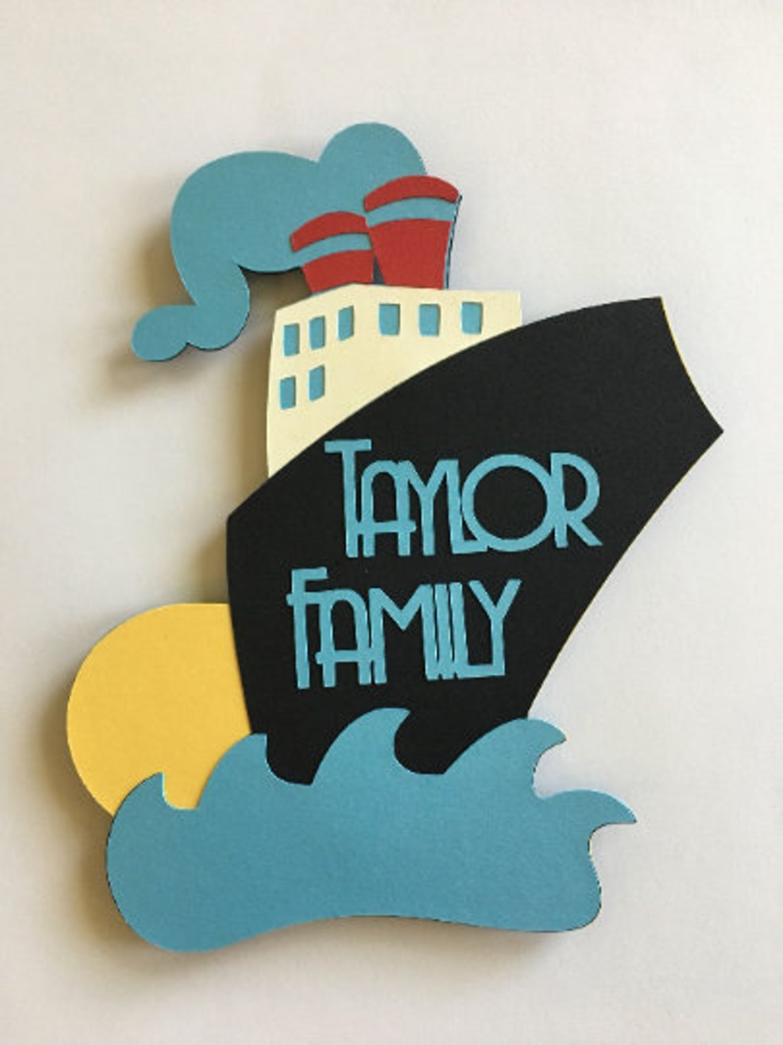 Personalized Cruise Ship Decoration With Magnet Option - Etsy