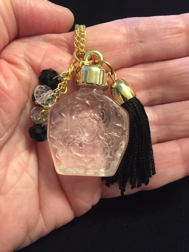 Perfume Bottle Pendant Necklace | Etsy Perfume Bottle Pendant Necklace | Etsy