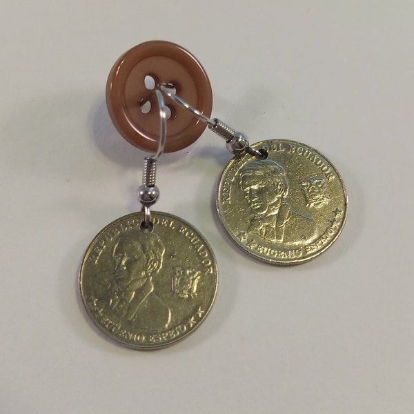 Coin Earrings - Etsy