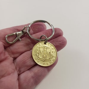 Jamacia Coin Key Ring or Key Chain, Year 1961. # 63 - Etsy