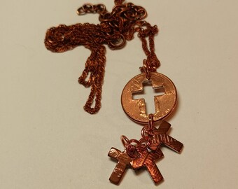 Penny Cross Cut Out - Etsy