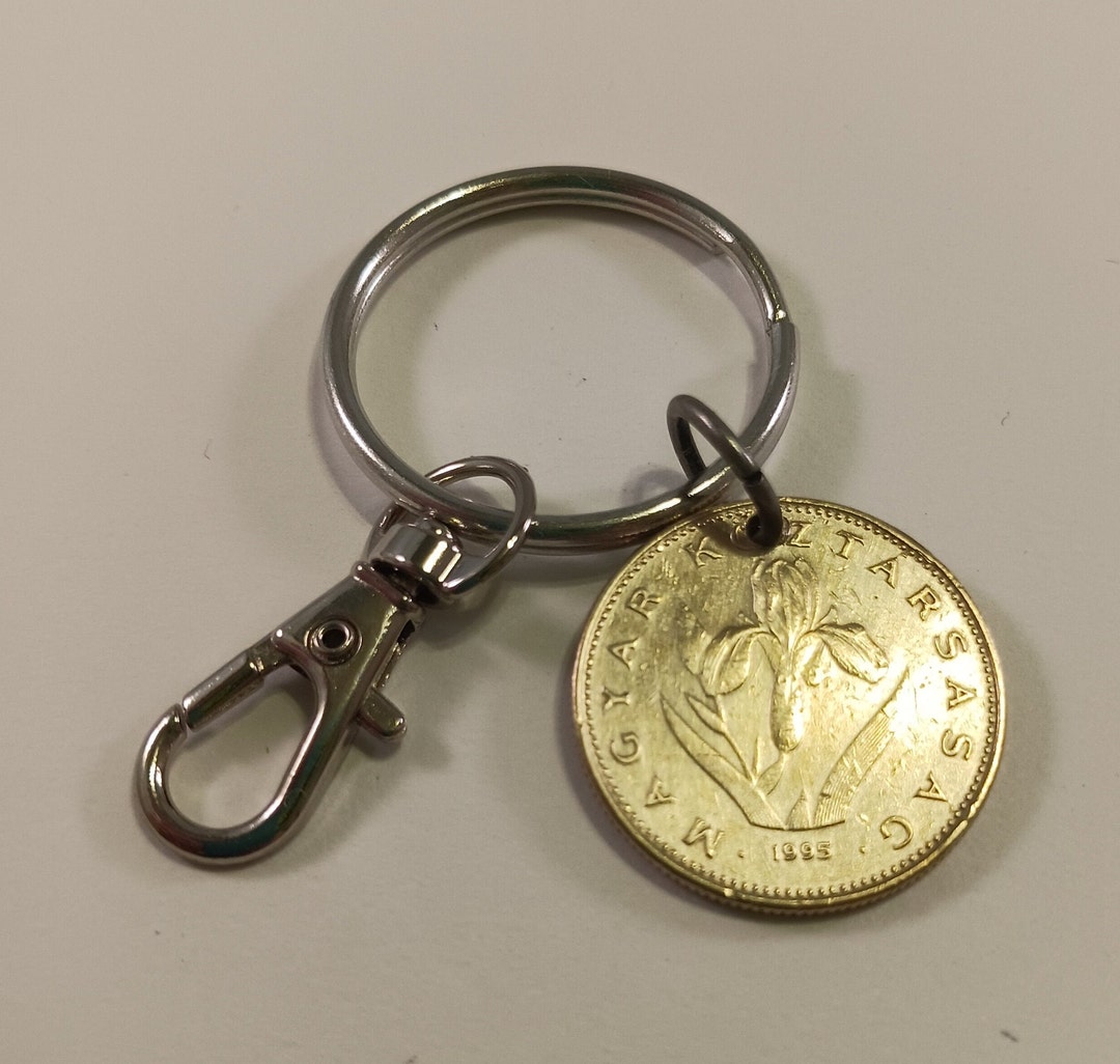 Hungary Coin Key Ring or Key Chain, Year 1995, # 56 - Etsy