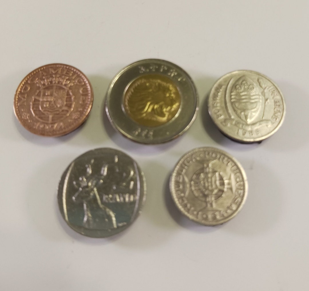 African Countries Coin Magnets Set of 5 Magnets 12 - Etsy