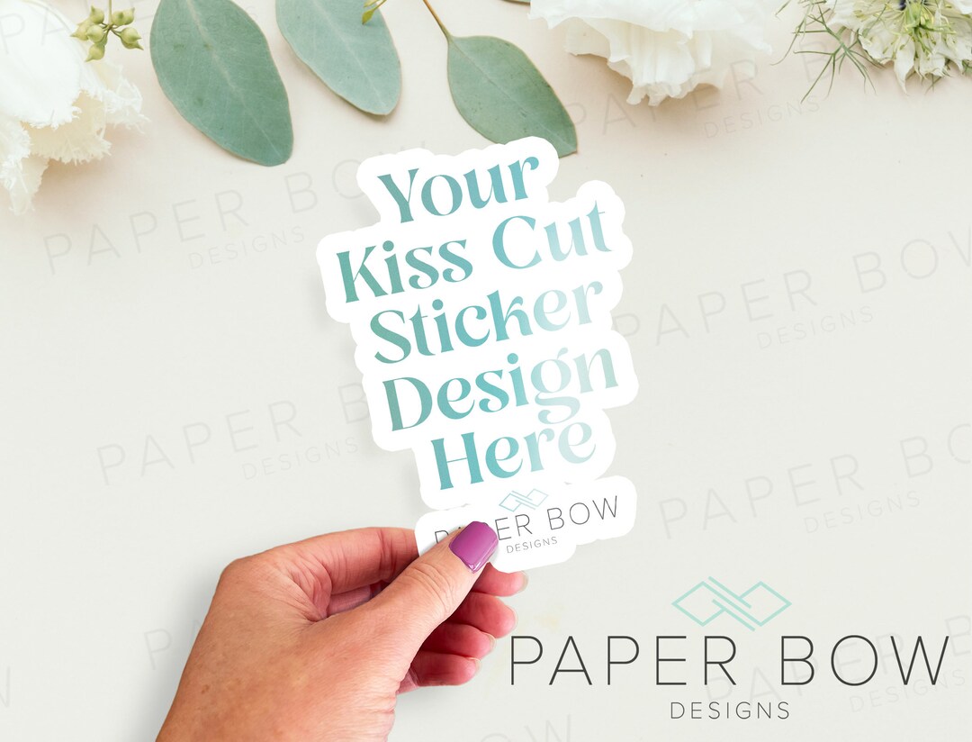 4x4 Kiss Cut Sticker Mockup Smart Object, Photoshop File, PSD Mockup ...
