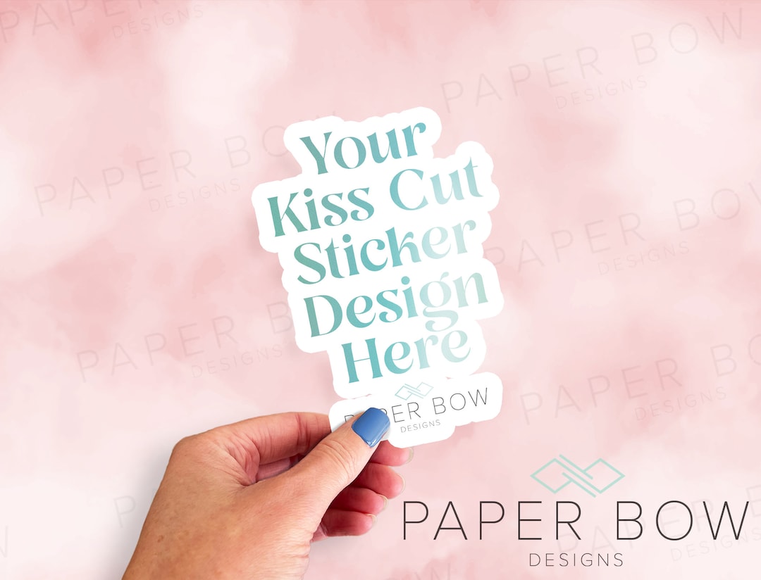 4x4 Kiss Cut Sticker Mockup Smart Object, Photoshop File, PSD Mockup ...
